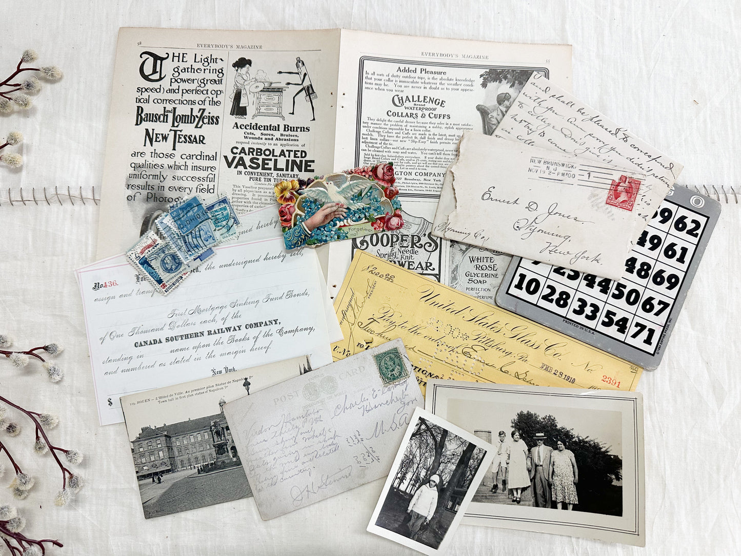 Assorted Vintage Ephemera Pack – The Reading Spa