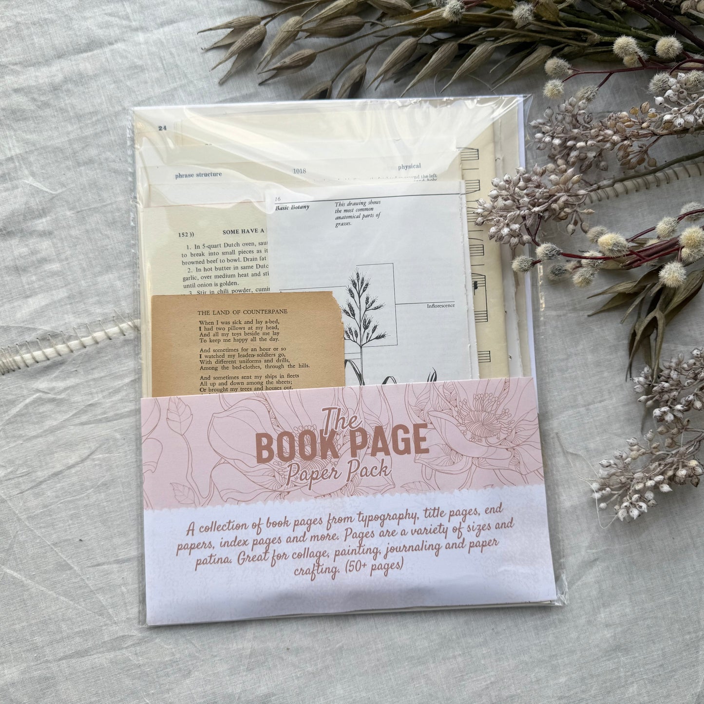 Assorted Vintage Book Pages – The Reading Spa
