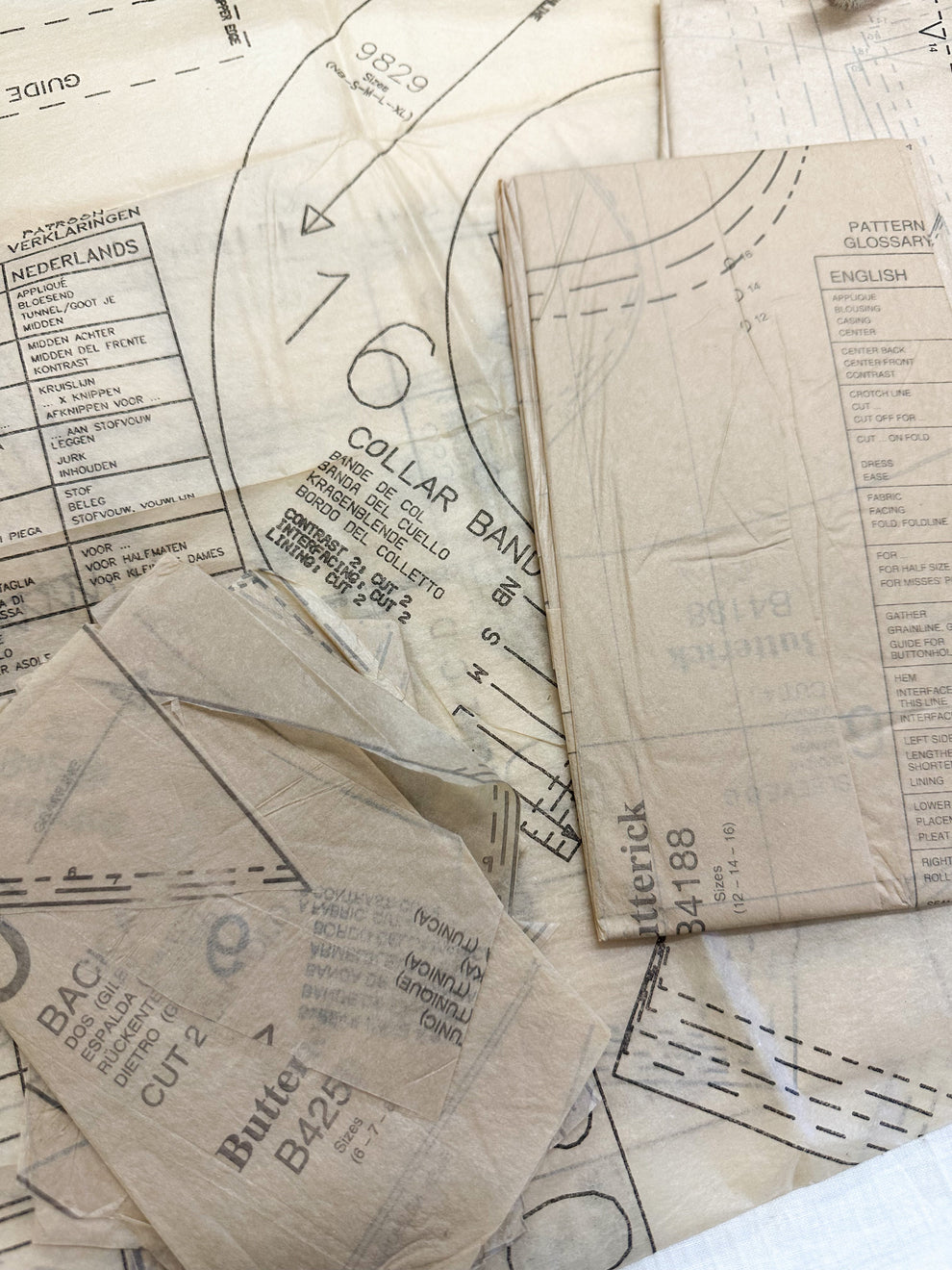 Assorted Vintage Patterns and Instruction Sheets – The Reading Spa