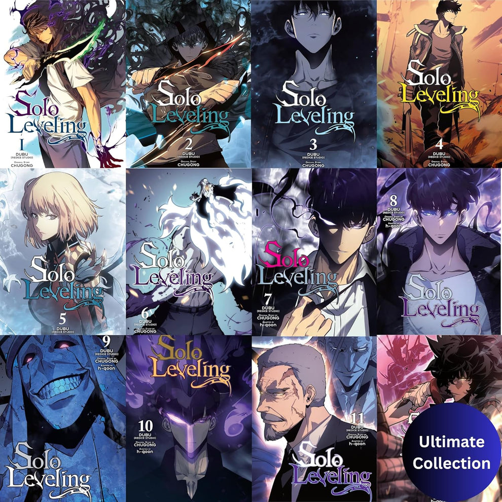 Solo Leveling 12 Books Set (comic) - 1-12 - Chugong - Paperback – The ...