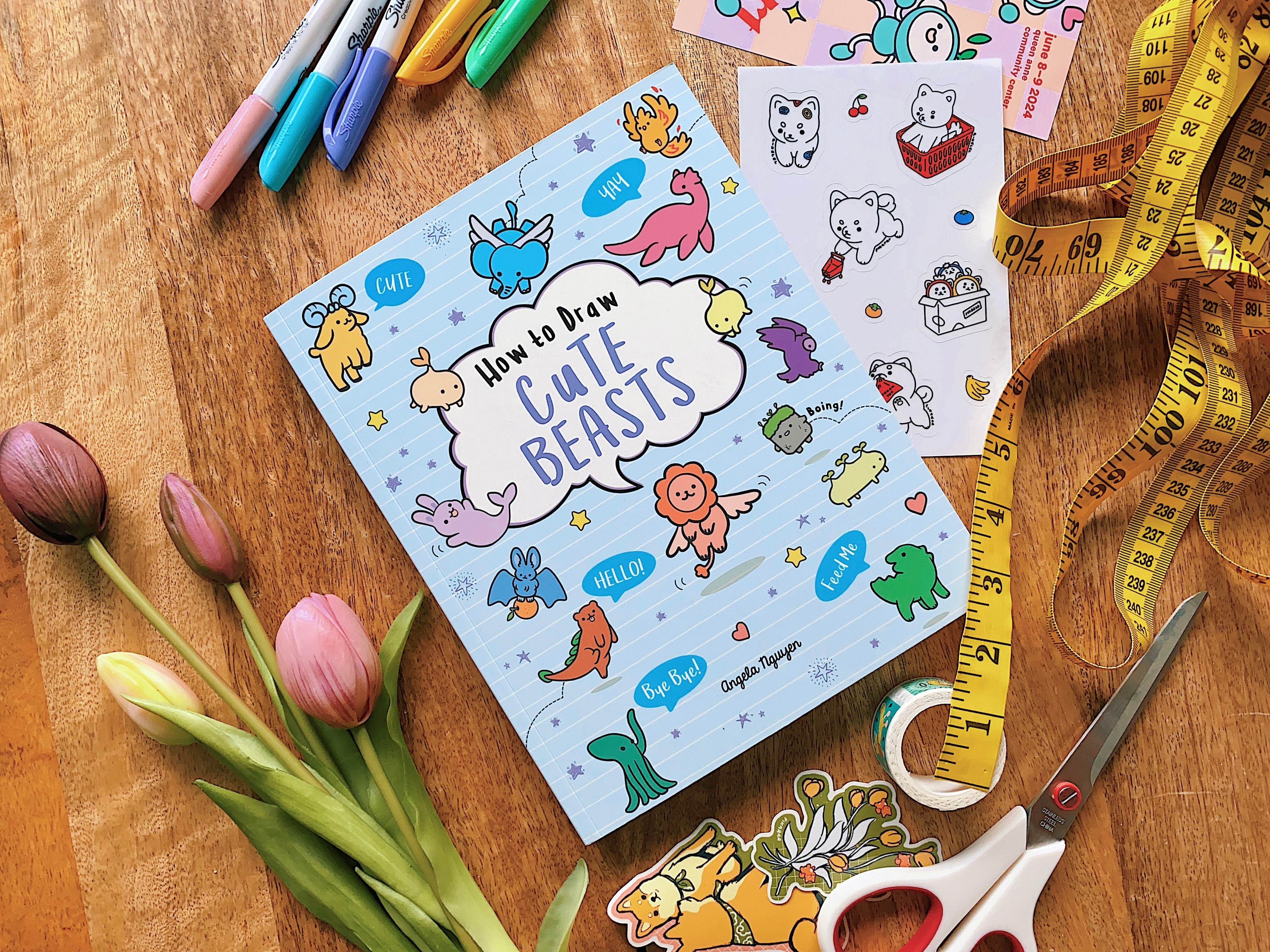 How to Draw Cute Beasts (signed) – The Reading Spa