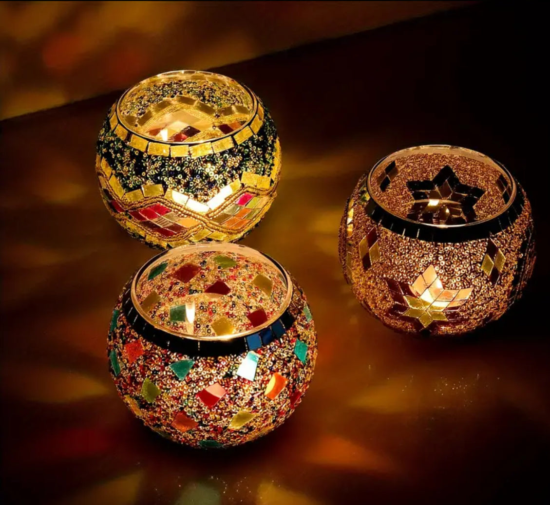 Mosaic Tea Light/Incense Decor – The Reading Spa